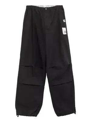 Mihara Yasuhiro Cotton Wide-leg Trousers - Black