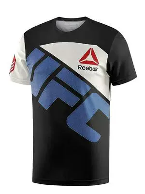 REEBOK Ufc Rhonda Rousey Jersey T-shirt - Black