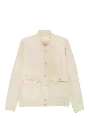 SALVATORE SANTORO Button Patch-pocket Jacket - Neutrals