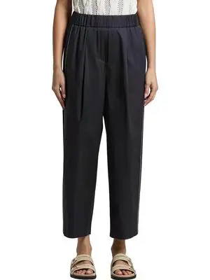 Peserico Elasticated-waist Trousers - Blue