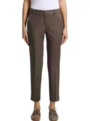 PESERICO Tailored Cropped Trousers