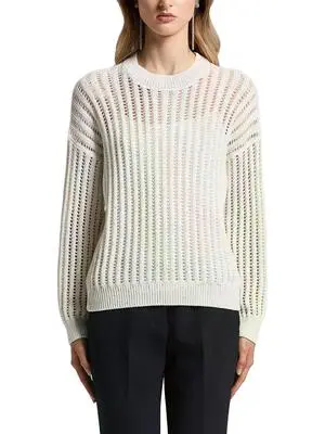 Peserico Sequinned Cordonet Sweater - Neutrals