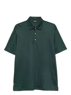 ZEGNA Buttoned Wool Polo Shirt