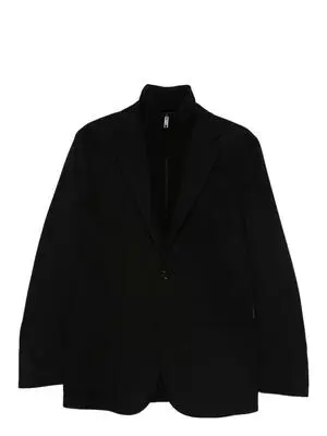 Zegna Cotton Zip Jacket - Black