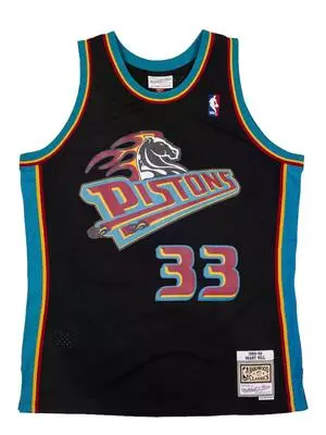 Mitchell & Ness Nba Grant Hill Reload Graphic Swingman Tank Top - Black
