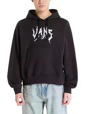 VANS Hooded Pullover With Logo - Black