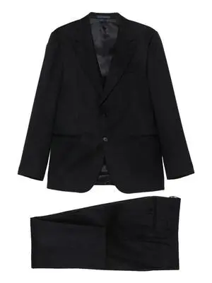 Caruso Notch-lapel Two-piece Suit - Blue