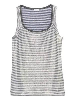 Brunello Cucinelli Striped Sleeveless Top - Blue