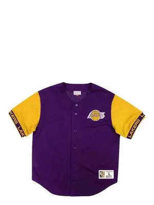 Mitchell & Ness Los Angeles Lakers Mesh Shirt - Purple