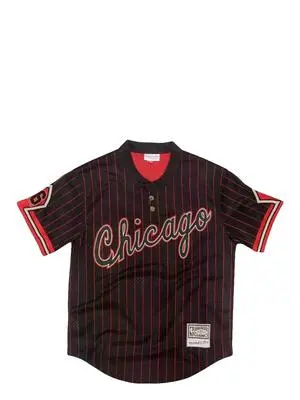 Mitchell & Ness X Nba Chicago Bulls 6 Rings Batting Practice Jersey - Black