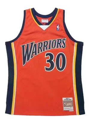 Mitchell & Ness X Nba Stephen Curry Jersey - Orange