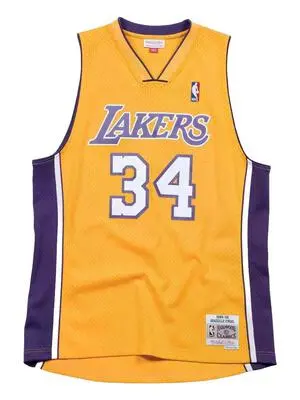 Mitchell & Ness Nba 1999 Los Angeles Lakers Shaq O’neal Jersey - Yellow