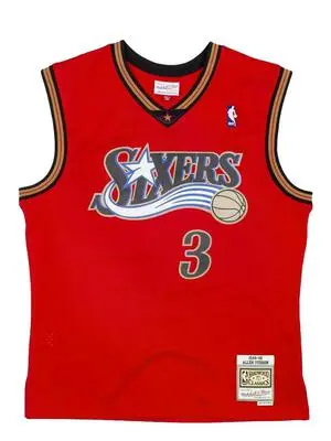 Mitchell & Ness Philadelphia 76ers Allen Iverson Vest - Red