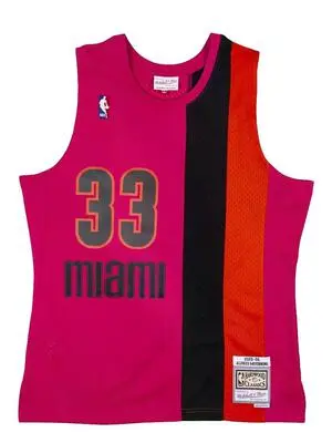 Mitchell & Ness Alonzo Mourning Jersey - Pink