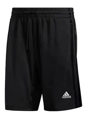 Adidas Three Stripes Track Shorts - Black