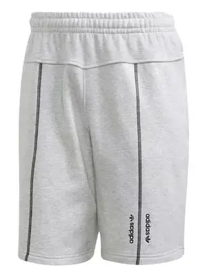 Adidas Originals Fashion Logo-detail Track Shorts - Grey