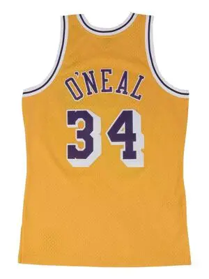 Mitchell & Ness Nba Shaquille O’neal 1996 Los Angeles Lakers Vest - Yellow
