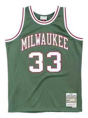 Mitchell & Ness X Nba Kareem Abdul-jabbar Swingman Jersey - Green