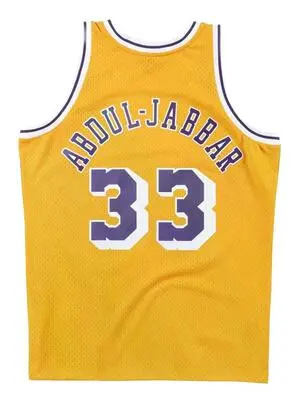 Mitchell & Ness Nba Los Angeles Lakers Abdul-jabbar Swingman Jersey - Yellow