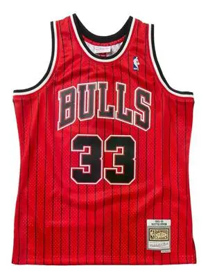 Mitchell & Ness Scottie Pippen Jersey - Red