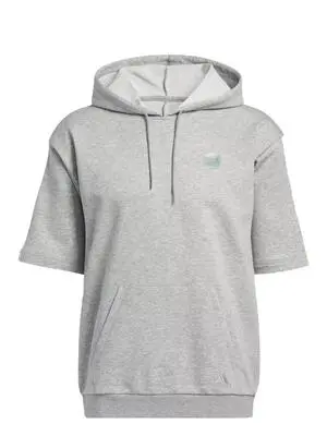 Adidas Donovan Mitchell Short-sleeve Hooded Top - Grey