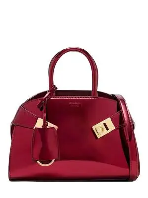 FERRAGAMO Logo-detail Tote - Red