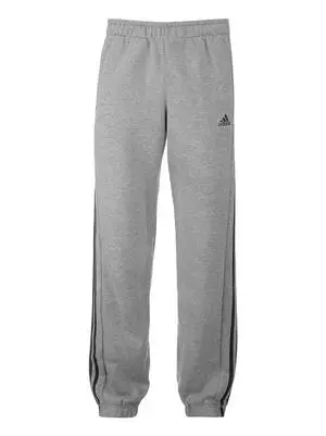 Adidas 3-stripe Fleece Track Pants - Grey