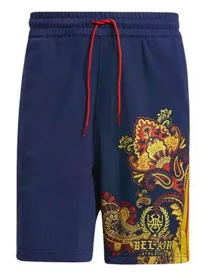 Adidas Paisley-print Track Shorts - Blue