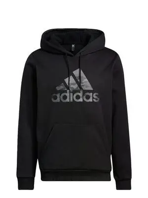 Adidas Camouflage-print Hoodie - Black