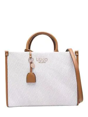 Liu Jo Patterned Tote Bag - White