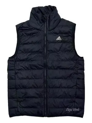 Adidas Logo-detail Gilet - Blue
