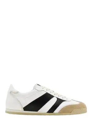 COLLEGIUM Striped Sneakers - White