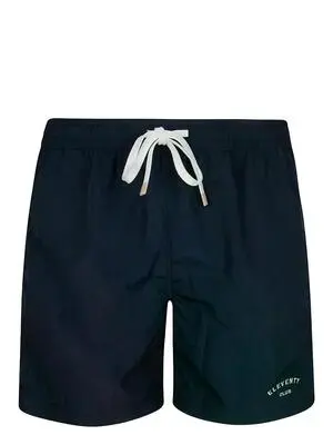 Eleventy Drawstring-fastening Swim Shorts - Blue
