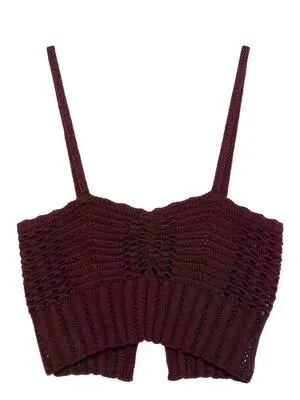 FORTE_FORTE Knitted Bralette Top