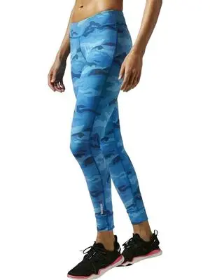 REEBOK Camouflage Leggings - Blue