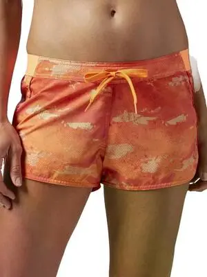 REEBOK Woven Camo Shorts - Orange