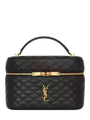 Saint Laurent Quilted Shoulder Bag - Black