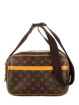 LOUIS VUITTON Reporter Pm Monogram Shoulder Bag - Brown