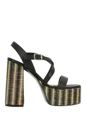 CastaÑer Felisa Platform Sandals - Black