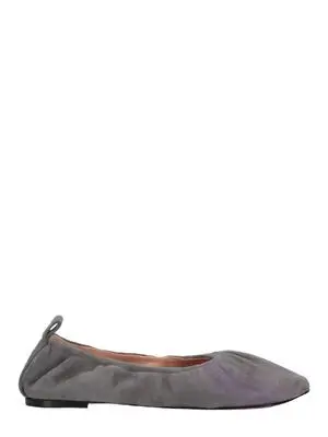 NICCOLO PASQUALETTI Obliqua Ballet Flats - Grey
