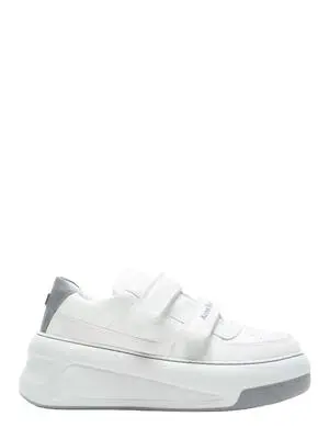 Acne Studios Touch-strap Platform Sneakers - White