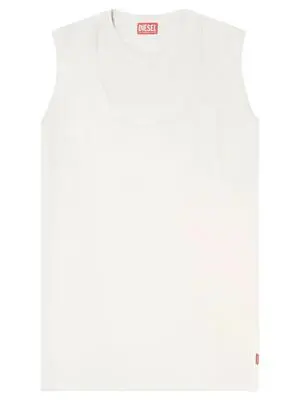 DIESEL Sleeveless Mini Dress - White