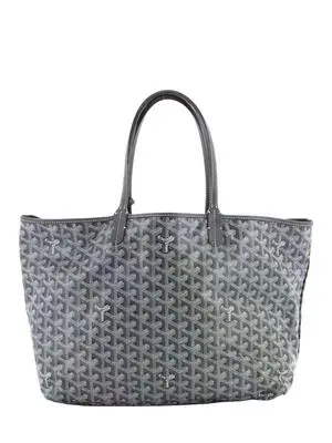 Goyard Saint Louis Coated Canvas PM Tote Bag Grey