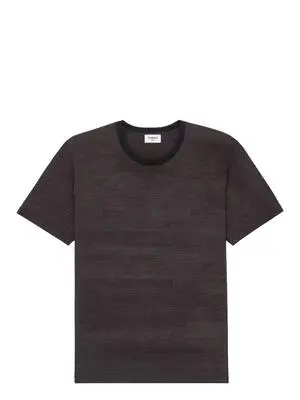 Saint Laurent Striped T-shirt - Brown