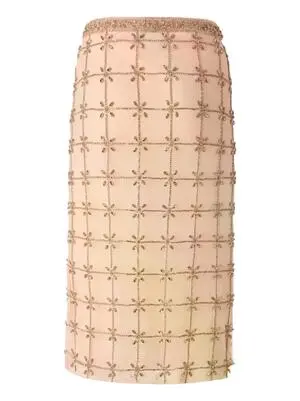 Pinko Crystal-embellished Midi Skirt - Pink