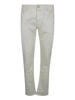 Jacob Cohen Nick Slim Diagonal Str. Slim-fit Jeans - Neutrals