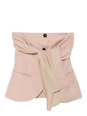 Liviana Conti Button Tied Top - Pink