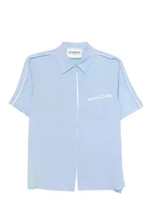 Iceberg Short-sleeve Top - Blue