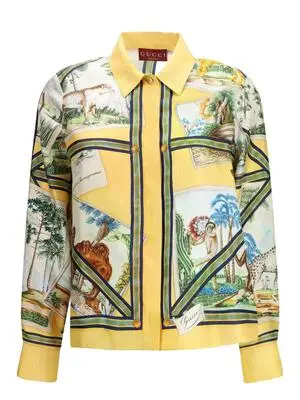 Gucci Button-up Shirt - Yellow