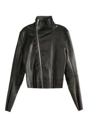 Rick Owens Gary Leather Jacket - Black